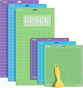 Amazon.com: Ecraft Cutting Mat for Cricut Explore One/Air/Air 2 Maker ...