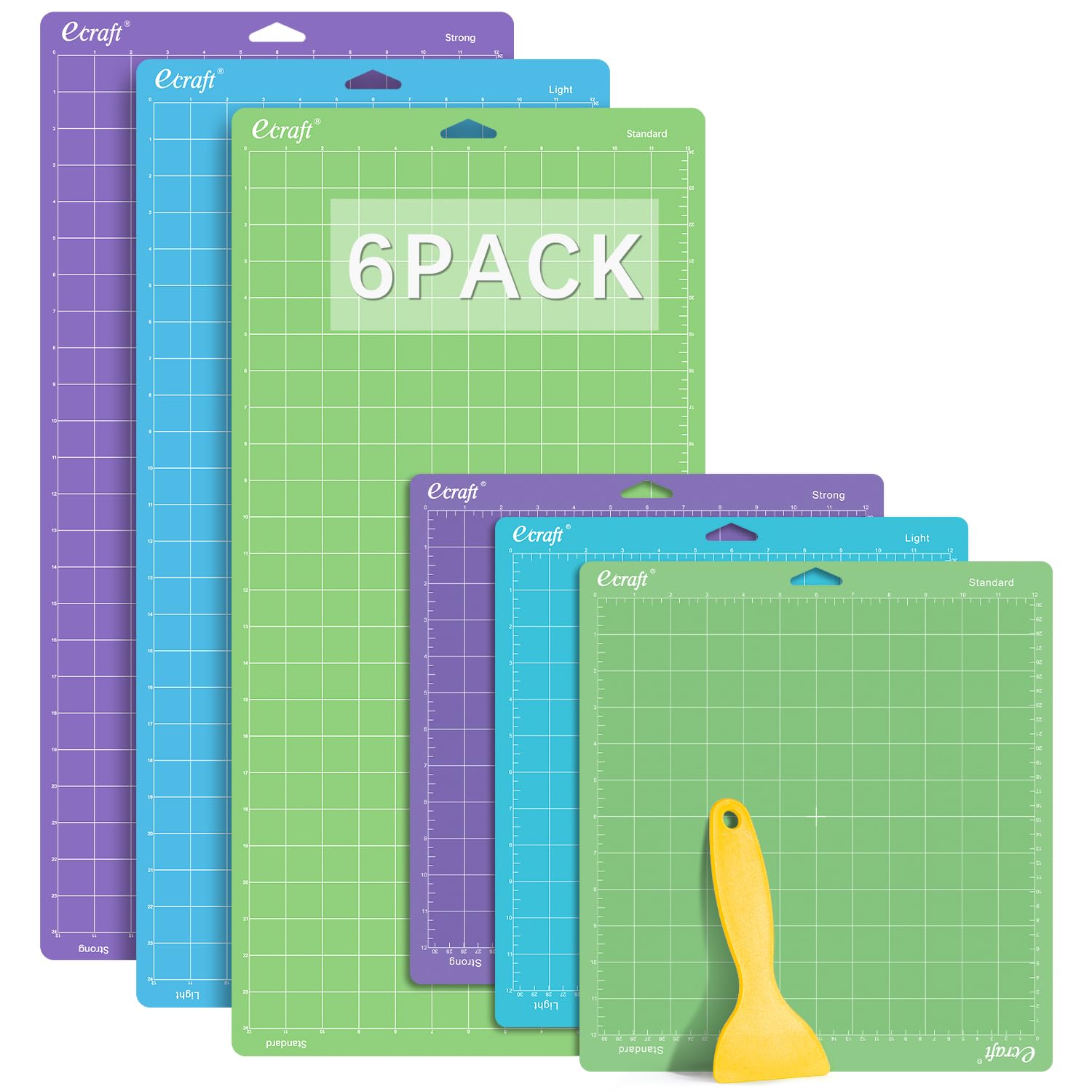Amazon.com: Ecraft Cutting Mat for Cricut Explore One/Air/Air 2 Maker ...