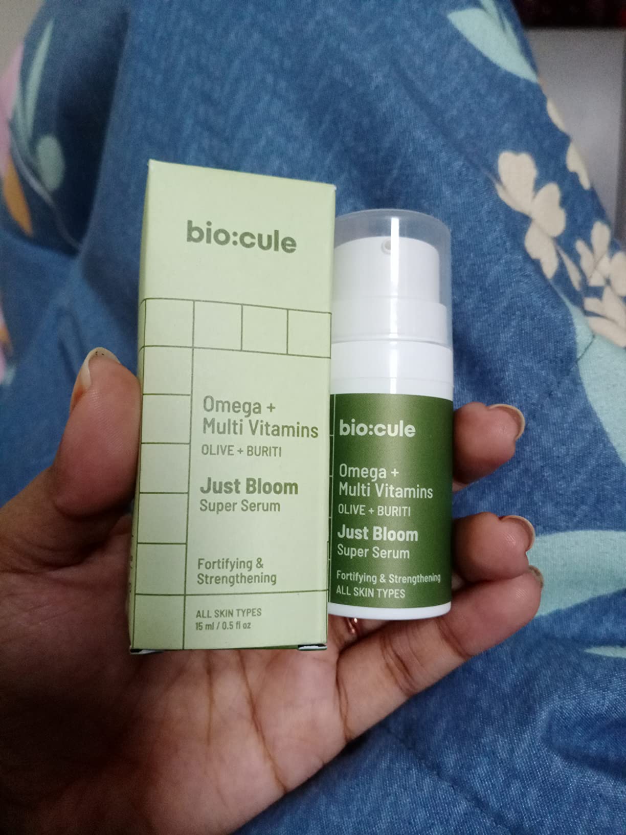 biocule Just Bloom Super Serum, Fortifying Face Serum with Natural ...