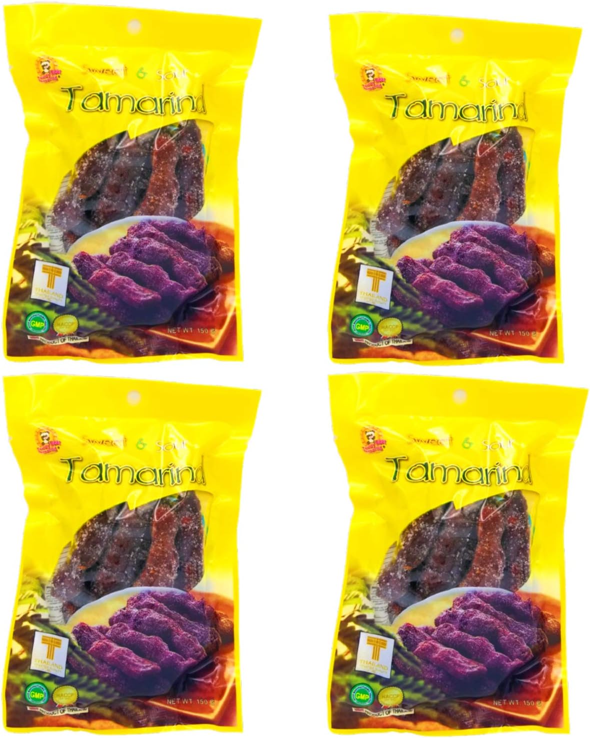 Teddy Bear Tamarind Candy 150g - Pack of 4 (600g) - 100% Real Tamarind ...