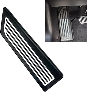 Amazon.com: FINMOKAL Foot Rest Dead Pedal Footrest Cover Stainless ...