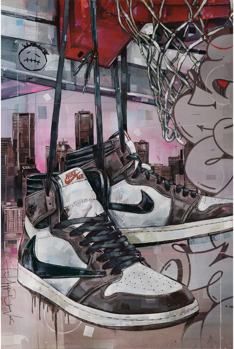 Amazon.de: Travis Scott Aj1 Leinwanddruck (40x60cm)