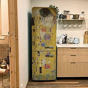Amazon.com: LiveInUrban Climt The Kiss Texture Vinyl Fridge Mural Peel ...