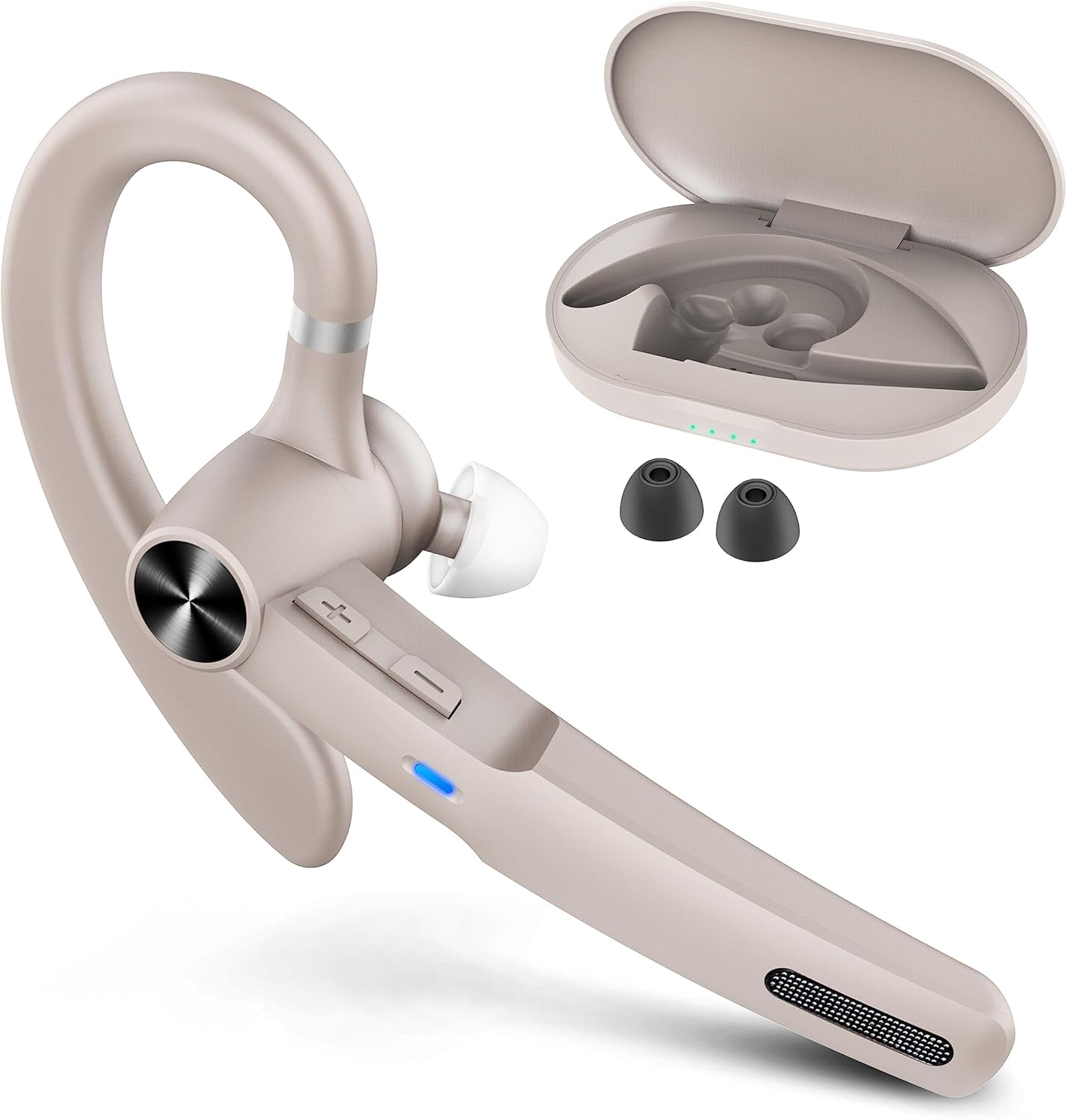 Vonztek Bluetooth Earpiece, Bluetooth Headset with Mic Noise Canceling ...