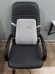Buy Tynor Back Rest Full, Grey, Universal Size, 1 Unit, Foam, pack of 1 ...
