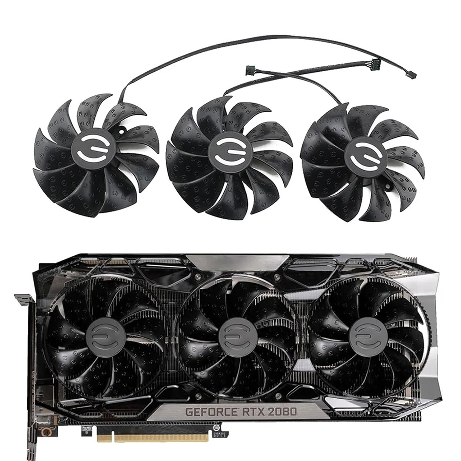 Amazon.com: 87mm PLD09220S12H Cooler Fans Replacement for EVGA RTX 2080 ...