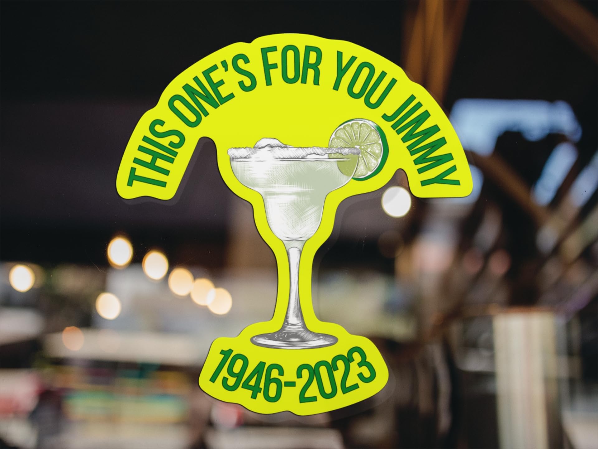 Amazon.com: This One's for You Jimmy Sticker 6.4-Inch by 5.9-Inch RIP ...