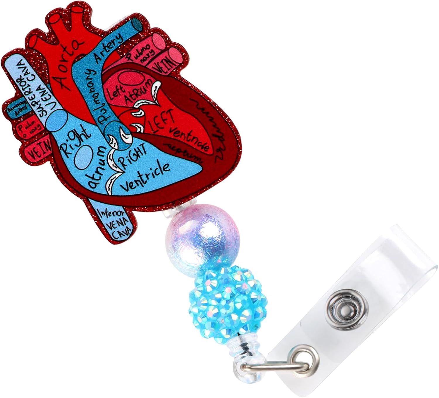 Amazon.com : Badge Reel Holder Retractable Medical Student ID Clip ...