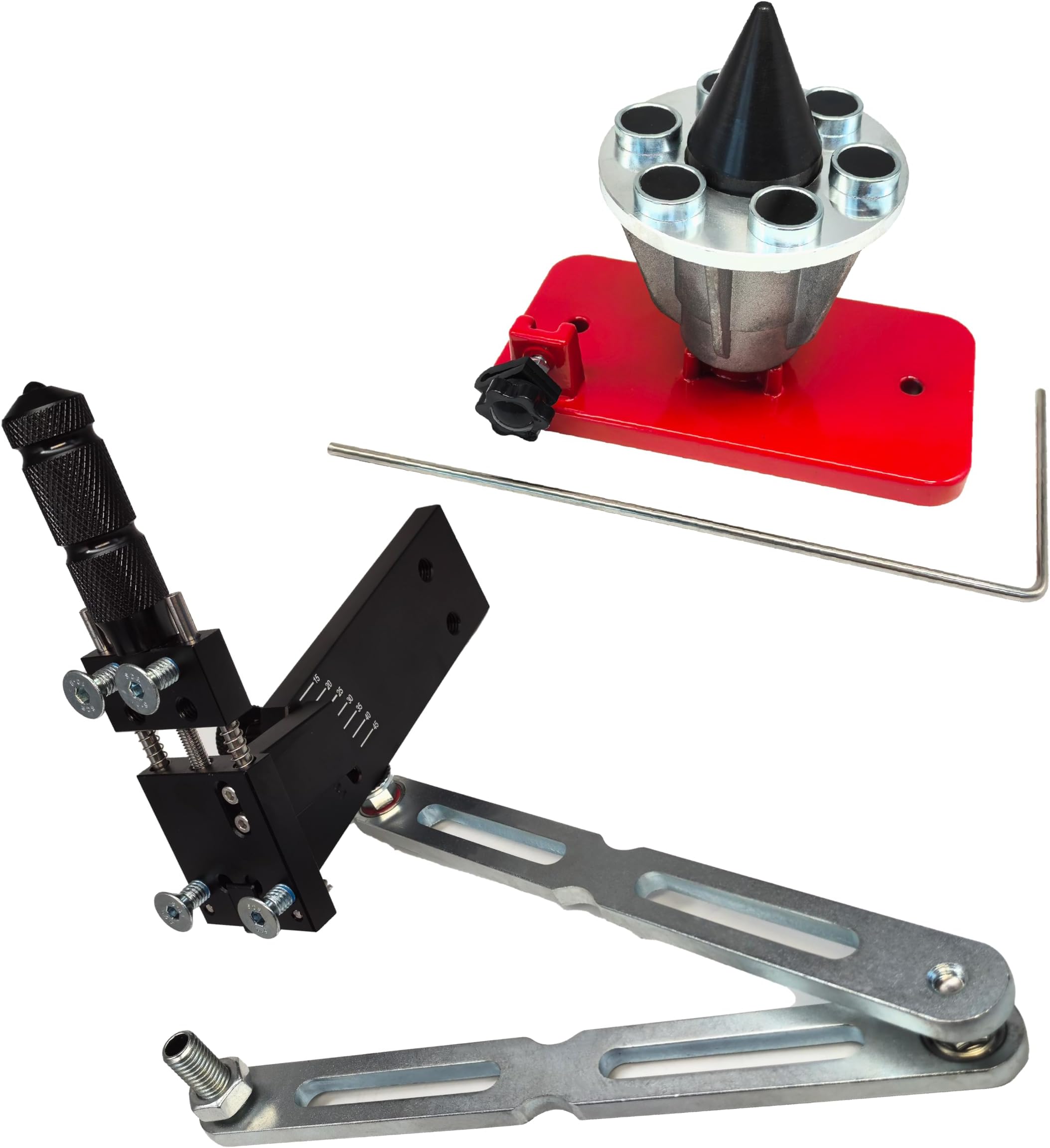 Amazon.com : VEVOR Lawn Mower Blade Sharpener and Balancer, 15° - 45 ...