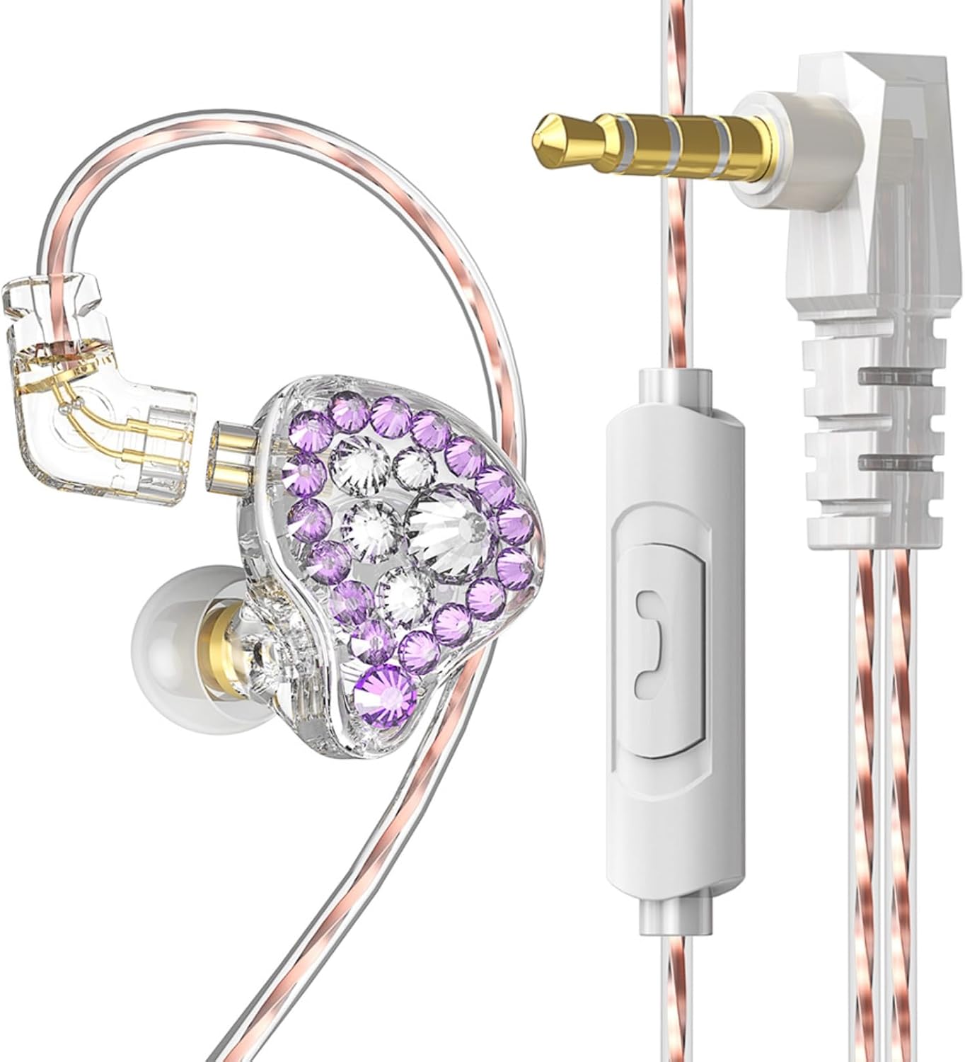 Amazon.com: TONGKUN Q2 Pro Wired Earbud & in-Ear Headphones with ...