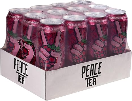 Peace Tea Razzleberry Real Tea 12-Pack with Natural Flavors
