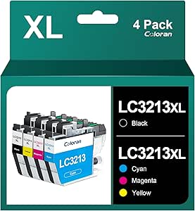 Coloran LC3213 LC3211 Druckerpatronen für Brother LC-3213 LC-3211 ...