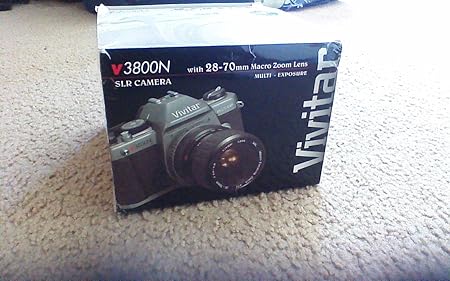 Amazon.com : Vivitar V3800N 35mm SLR Camera w/ 28-70mm Lens : Slr Film ...