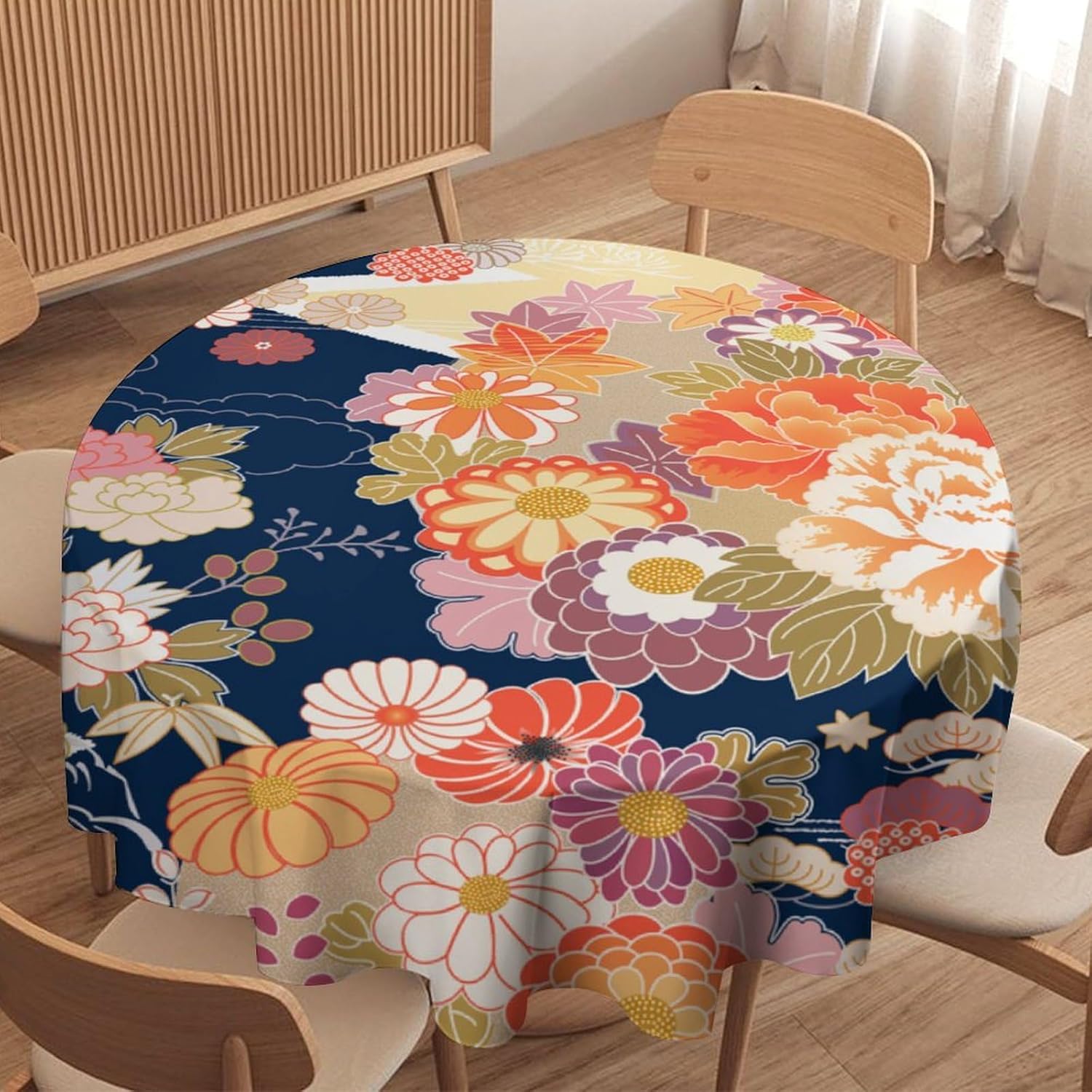 Amazon.com: JanJCurt Traditional Japanese Tablecloth, Asian Vintage ...
