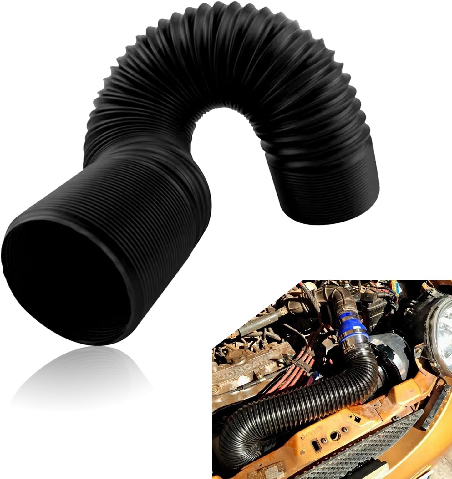 Amazon.com: Jewkot 1-Pack Air Intake Telescopic Hose, 2.99 Inches Car ...