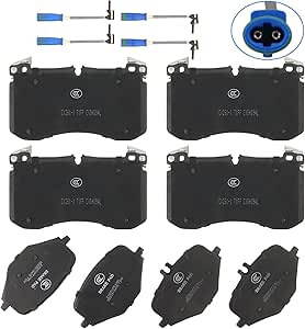 Amazon.com: A0004201303 Low Dust Front & Rear Brake Pads Compatible ...