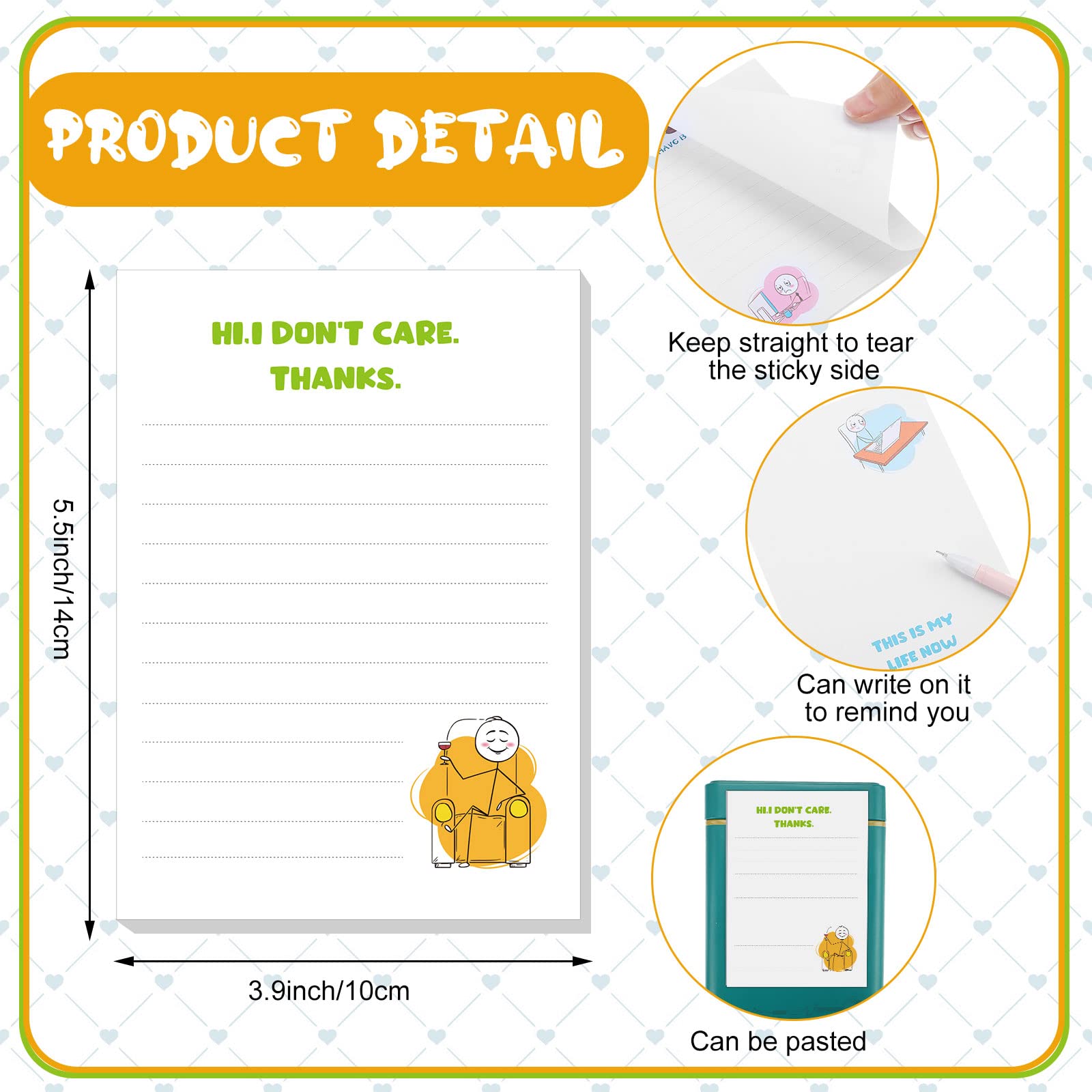 360 Sheets Funny Novelty Sticky Notes Sarcastic Note Pads to Do List ...