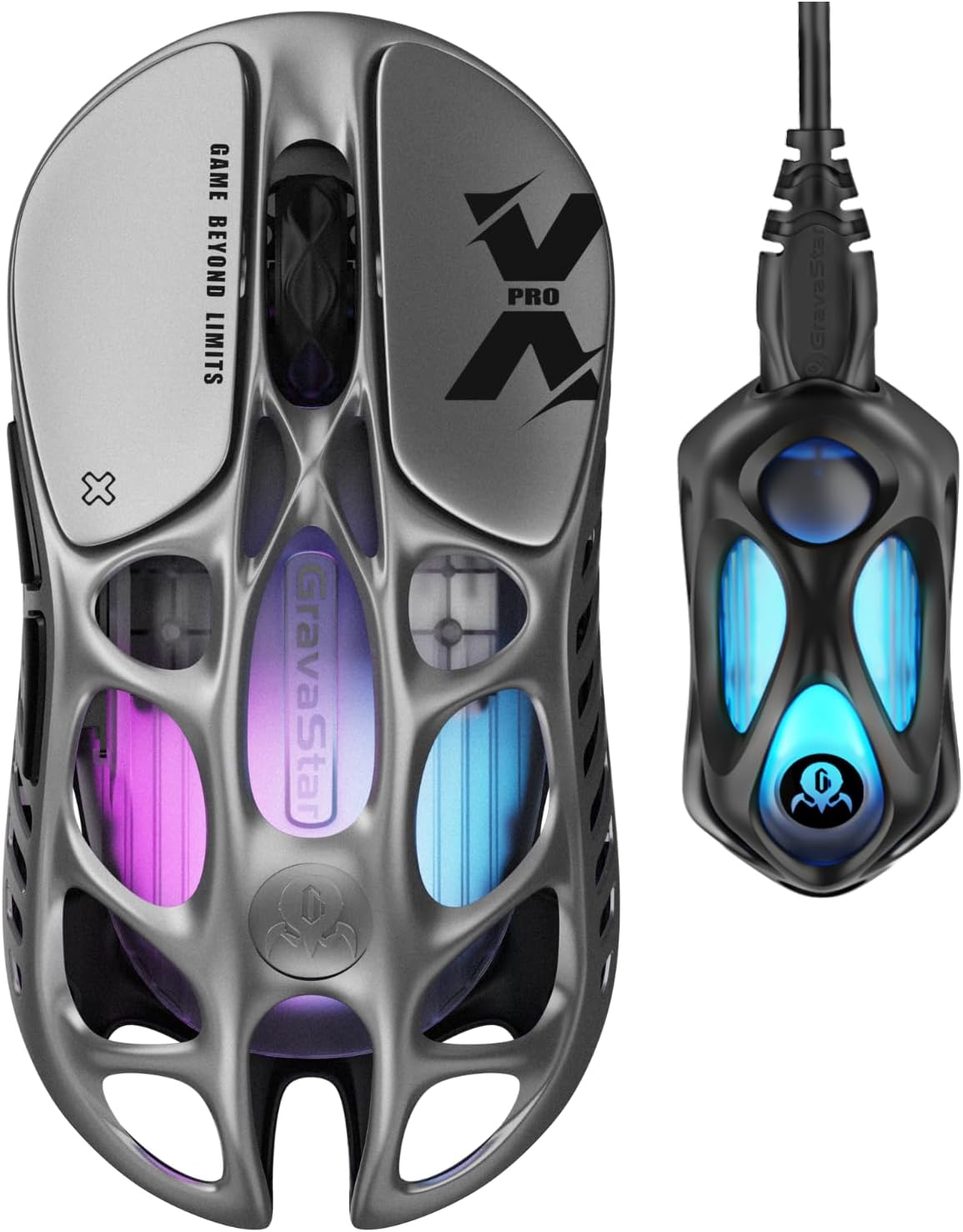 Amazon.com: GravaStar Mercury X Pro Wireless Gaming Mouse – 32,000 DPI ...