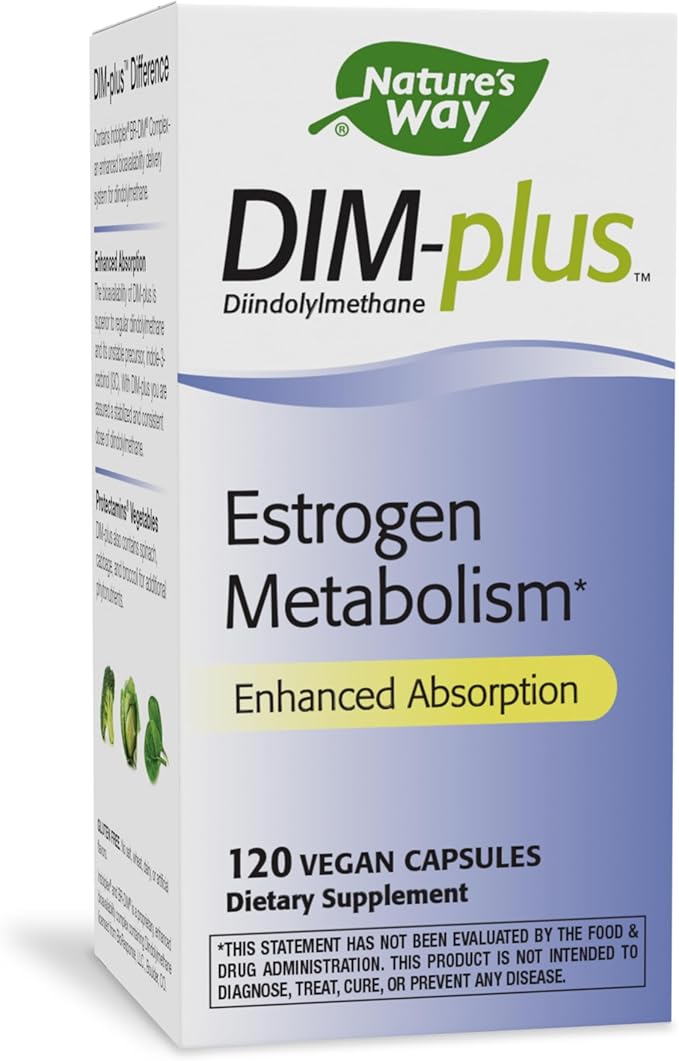 Amazon.com: Nature's Way DIM-Plus, DIM Supplement, Supports Balanced ...
