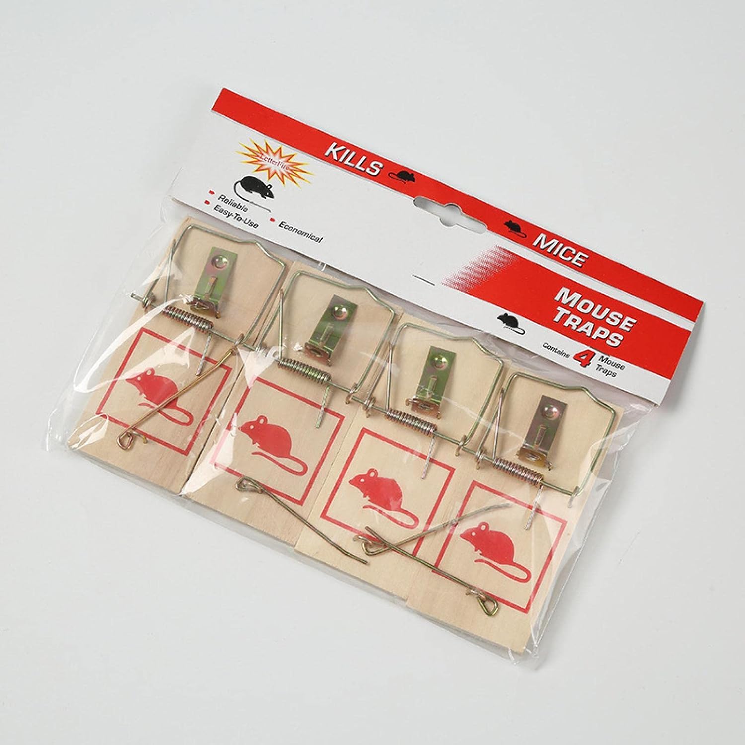 Amazon.com : Size Wood Mouse Clip Home Rat Trap Rat Trap Rat clamp ...