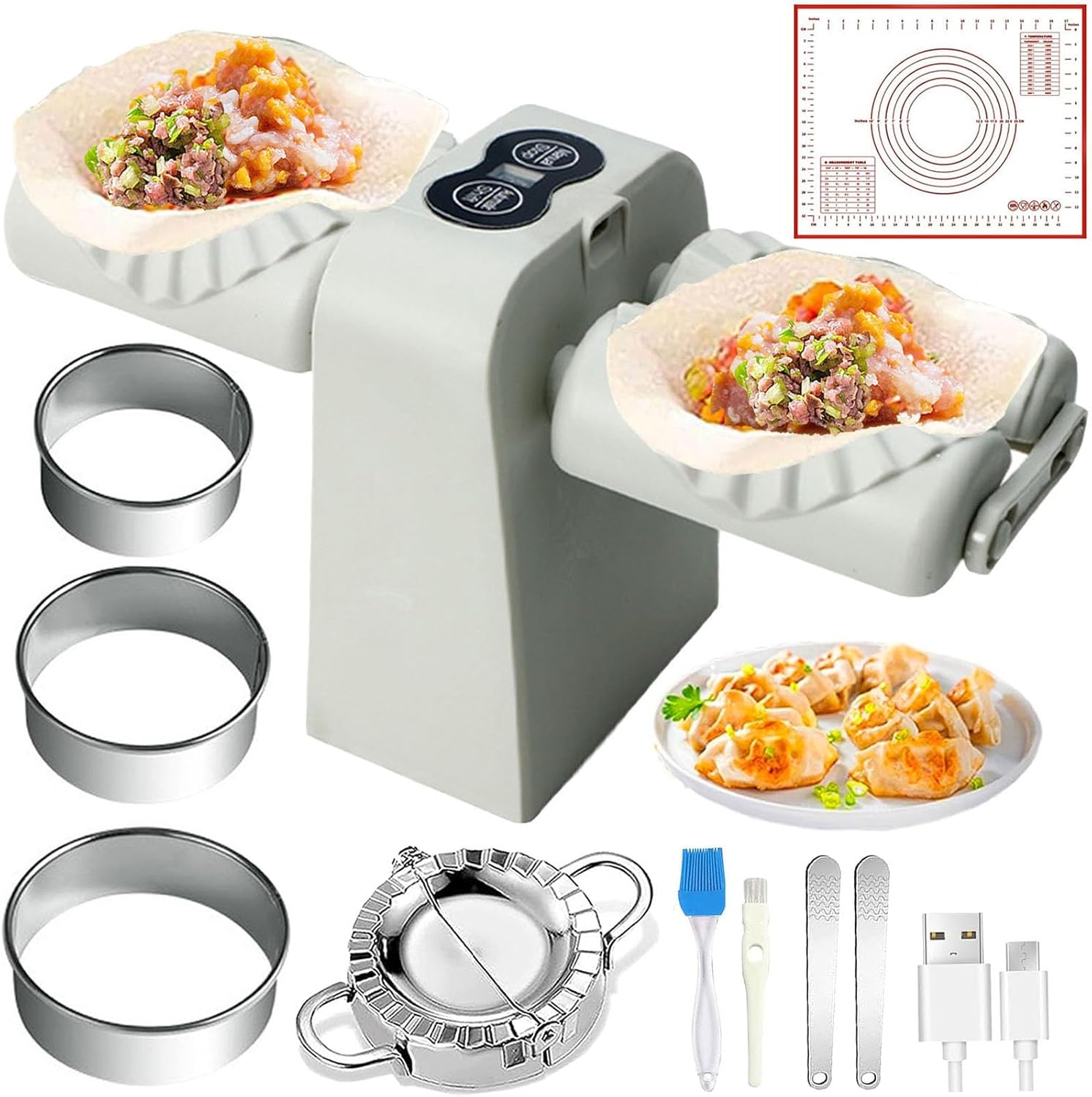 Amazon.com: Electric Dumpling Maker Automatic Electric Dumpling Machine ...