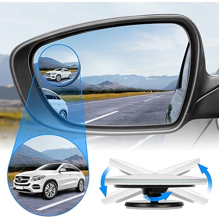Amazon.com: JOYTUTUS HD Blind Spot Car Mirror 2 Pack Accessories Round ...