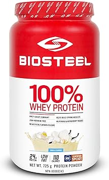 BioSteel 100% Whey Protein Powder, rBGH Hormone Free and Non-GMO Post ...