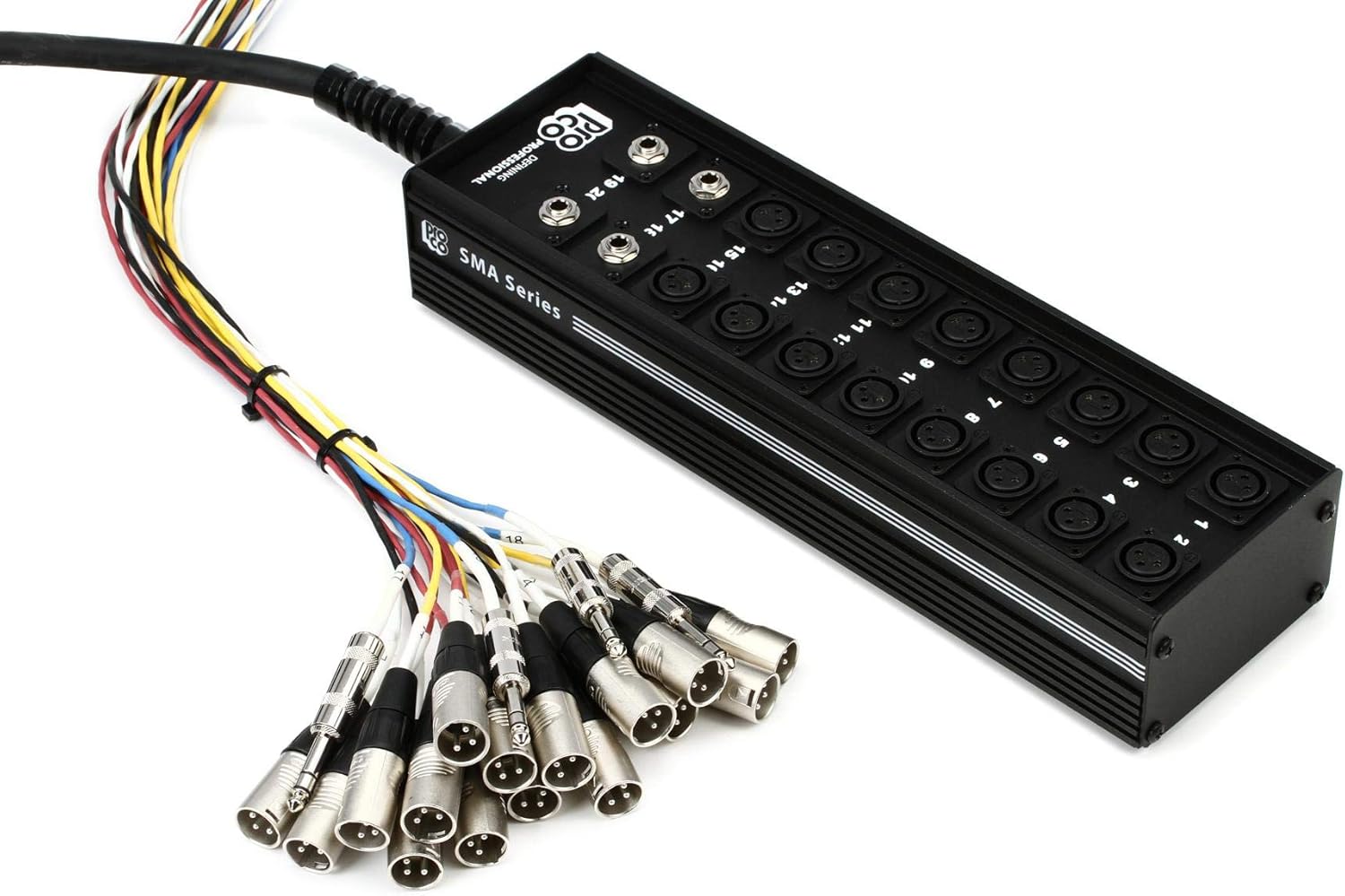 Amazon.com: Pro Co SMA1604FBQ-150 SMA Series 16x4 Stage Snake with 1/4 ...