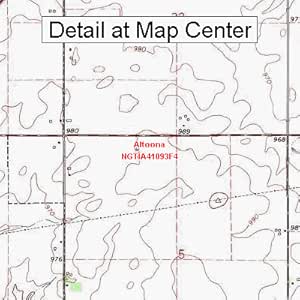 Amazon.com : USGS Topographic Quadrangle Map - Altoona, Iowa (Folded ...