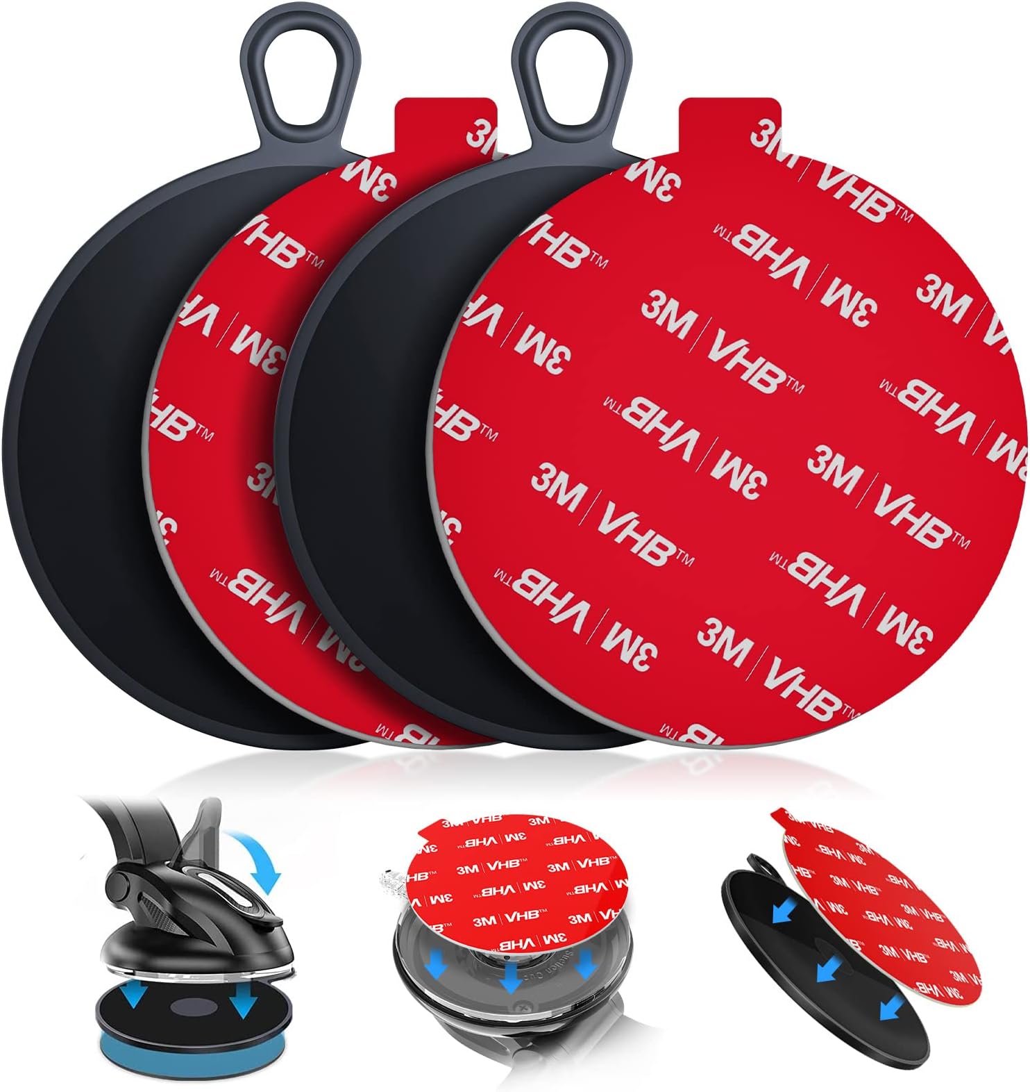 Amazon.com: iSaddle Dashboard Adhesive Mounting Disk - Circular ...