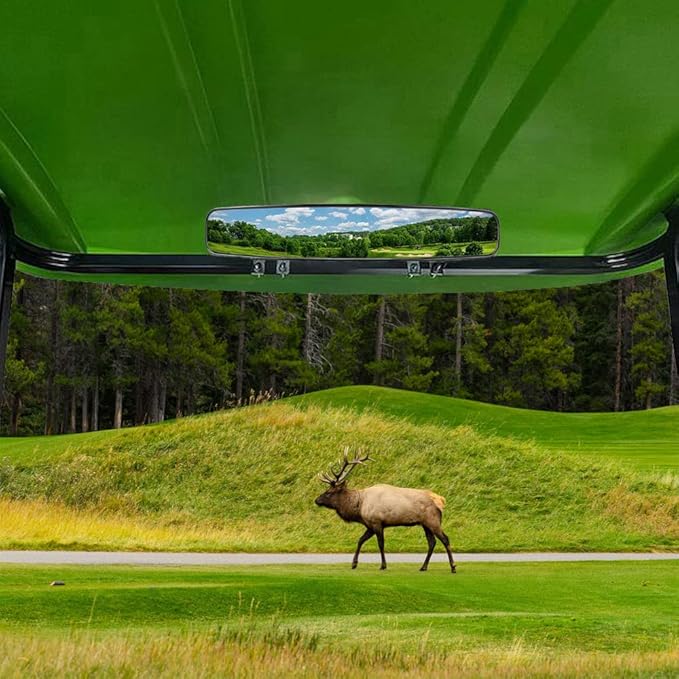 Amazon.com: HKOO Golf Cart Rear View Mirror 16.5 Inch Extra Wide ...
