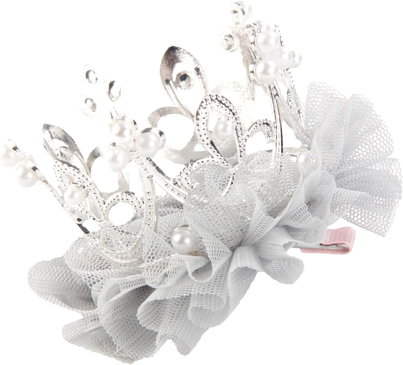 Amazon.com: Nishine Baby Crown Hair Pins Princess Girls Crown Tiara ...