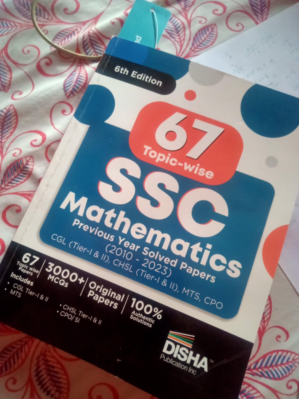Buy 67 Topic Wise Ssc Mathematics Previous Year Solved Papers 2010 2023 Cgl Tier I And Ii