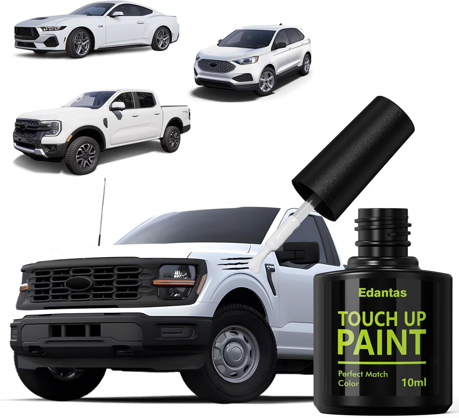 Amazon.com: Edantas YZ Oxford White Touch Up Paint for Ford Cars ...