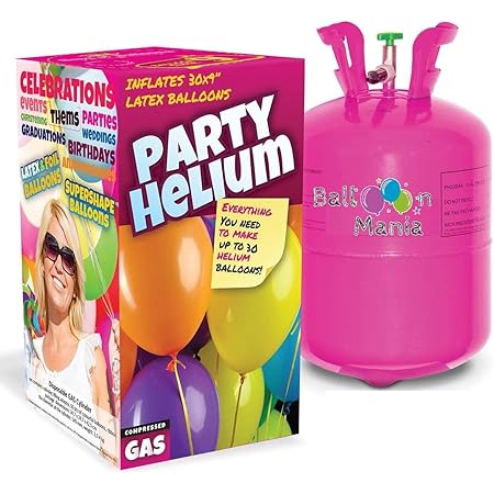 Helium King Helium Canister - 50 Balloon Helium Gas Cylinder : Amazon ...