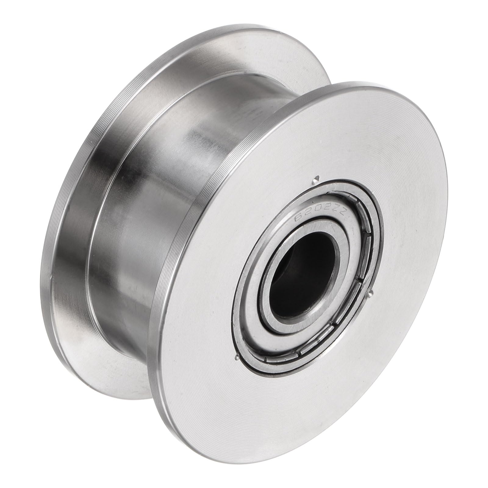 uxcell 1pcs H Groove Track Wheel, 2.68" 201 Stainless Steel Sliding ...