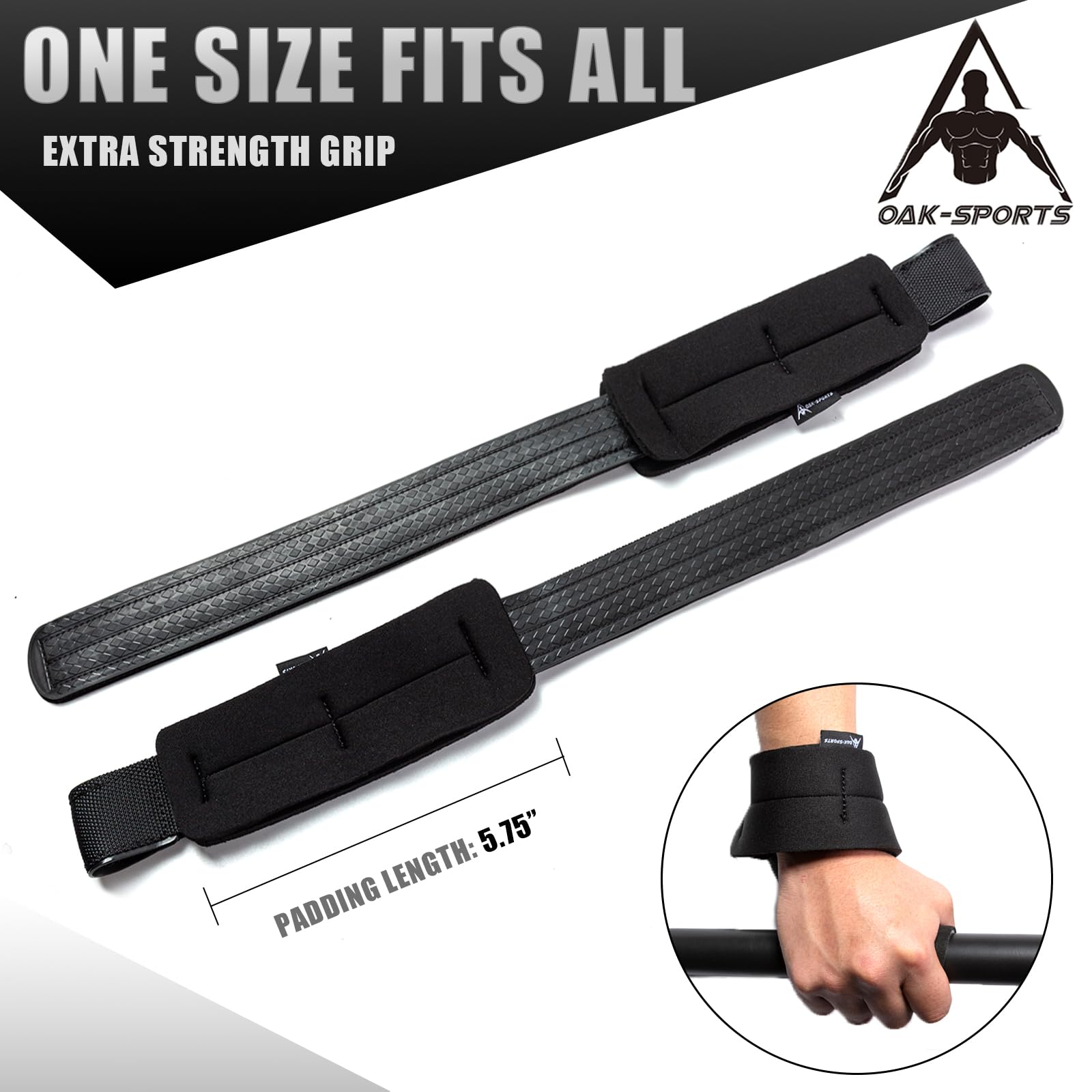 Snapklik.com : Wrist Straps For Weightlifting, Padded Weight Lifting ...