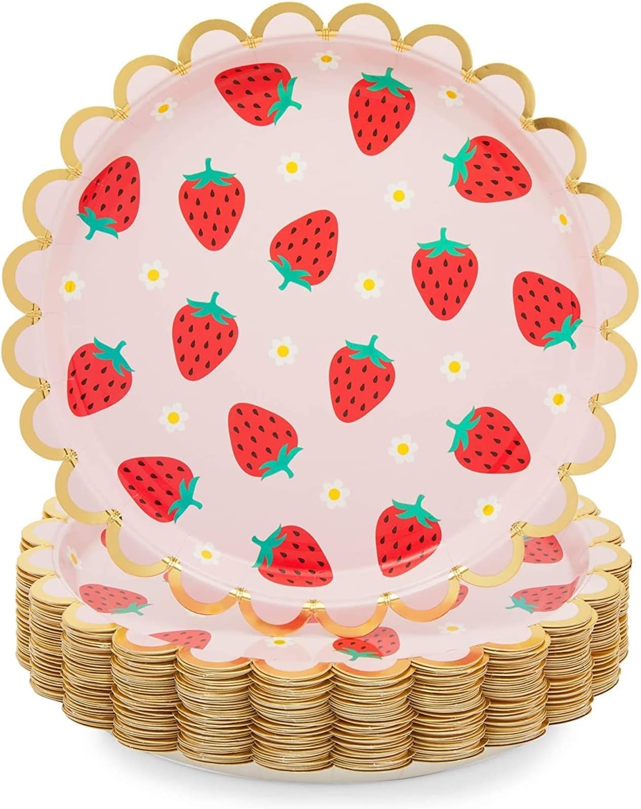 Amazon.com: 16 Strawberry Plates Strawberry Plates For Strawberry Party ...