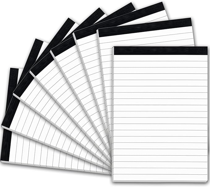 Amazon.com : 8 Pack Note Pads 4 x 6 Inch small notepads for Business ...