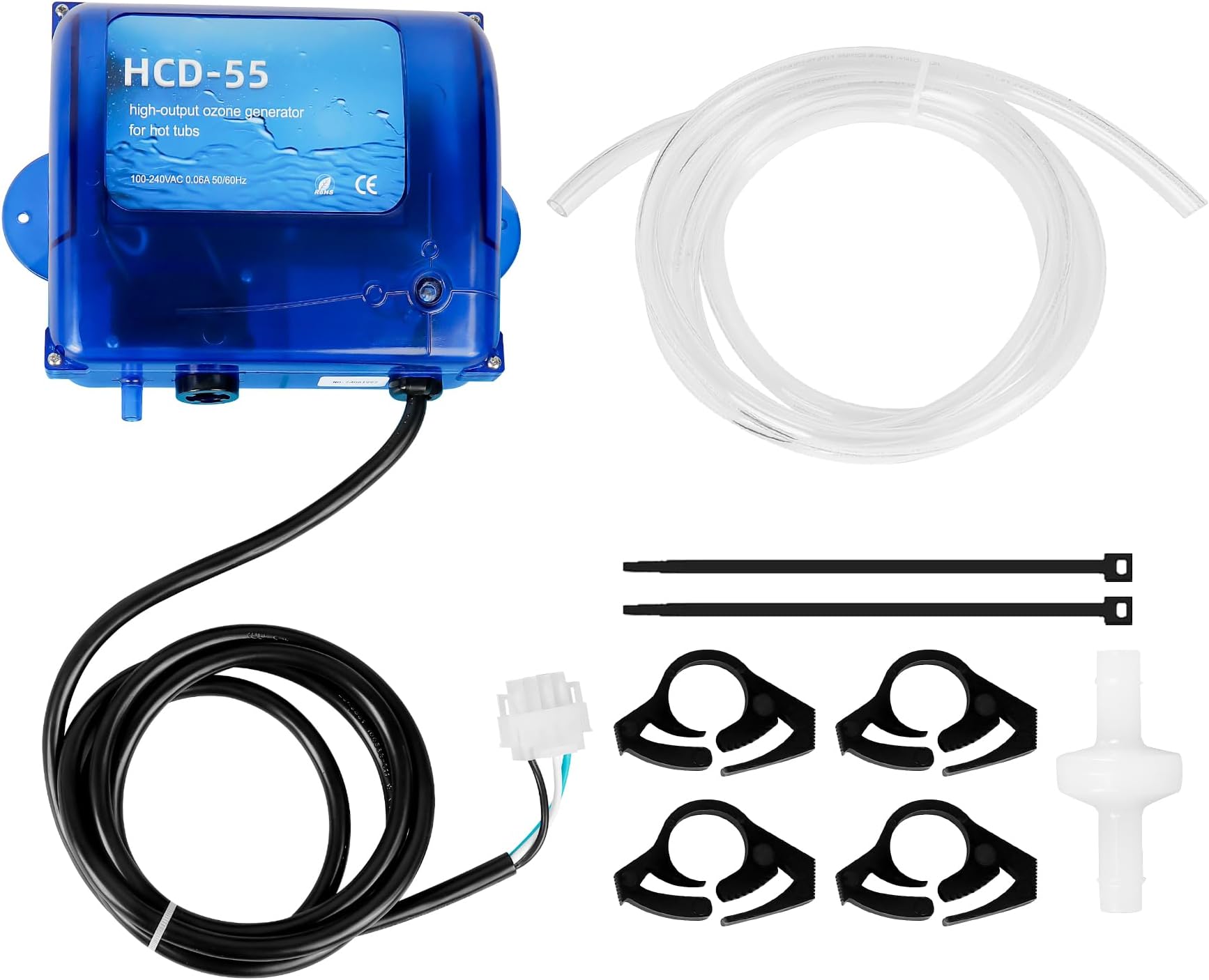 Amazon.com: Upgrade HCD-55 Spa Ozonator Kit: Hi-Output Ozone Generator Replacement for Clarathon ...