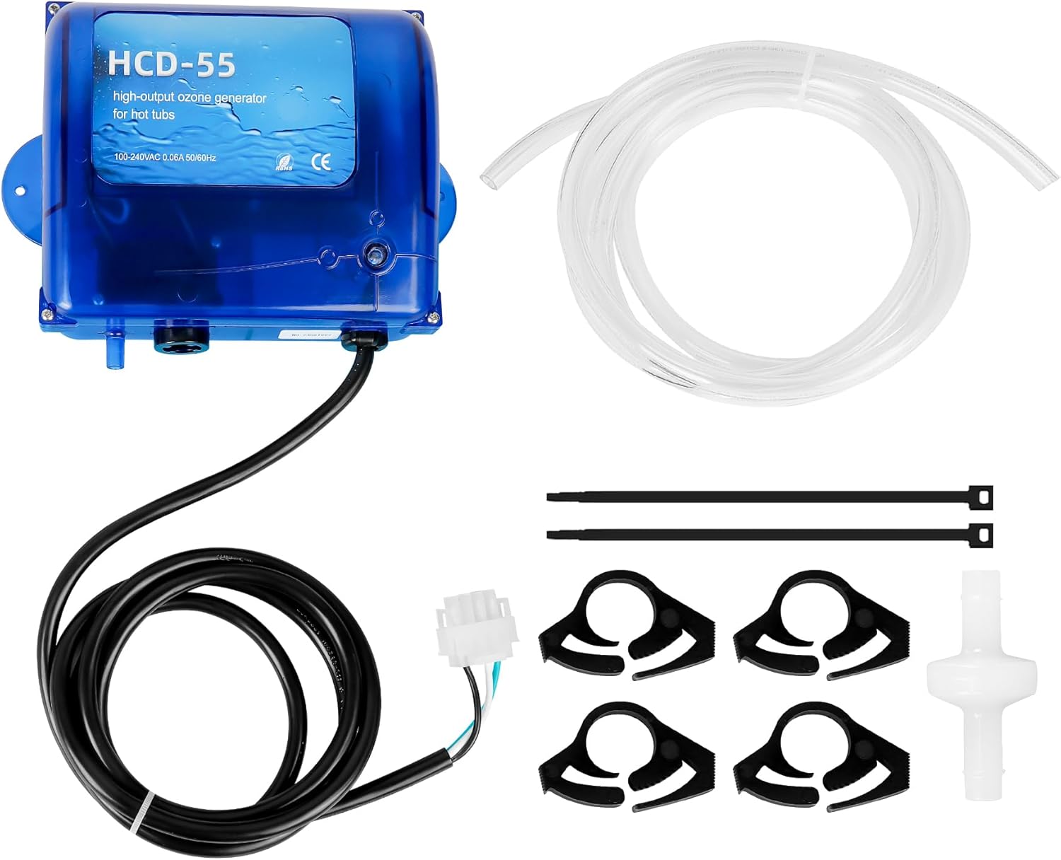 Amazon.com: HCD-55 Spa Ozone Generator Kit - Universal 120V/240V Compatibility for All Hot Tubs ...