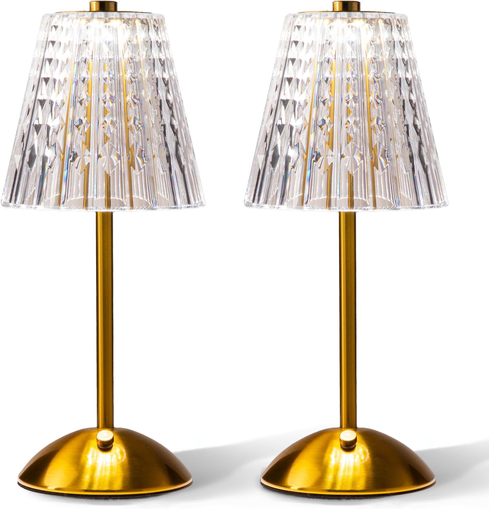 Bell+Howell Elegant Cordless Table Lamp, LED Wireless Lamp for Bedroom ...