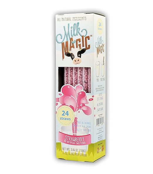 Amazon.com: Milk Magic Milk Flavoring Magic Straws Assorted Flavors ...