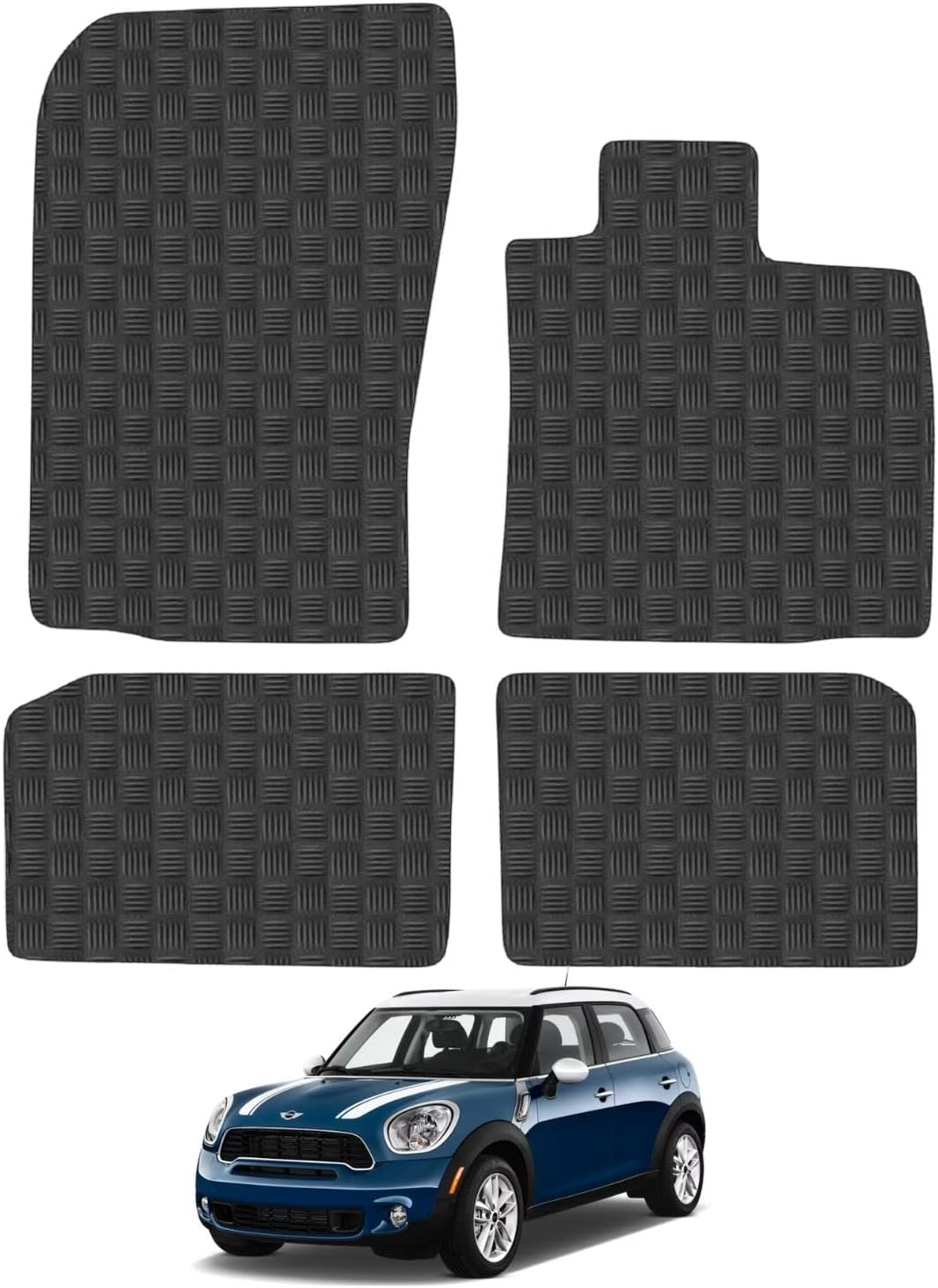 MINI Genuine Countryman Protect Pack - Rubber Floor Mats + Trunk ...