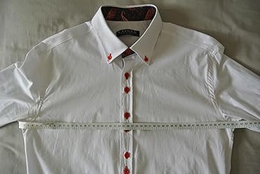 Kayhan Chemisette Homme Chemise Manches Longues Slim Fit Business ...