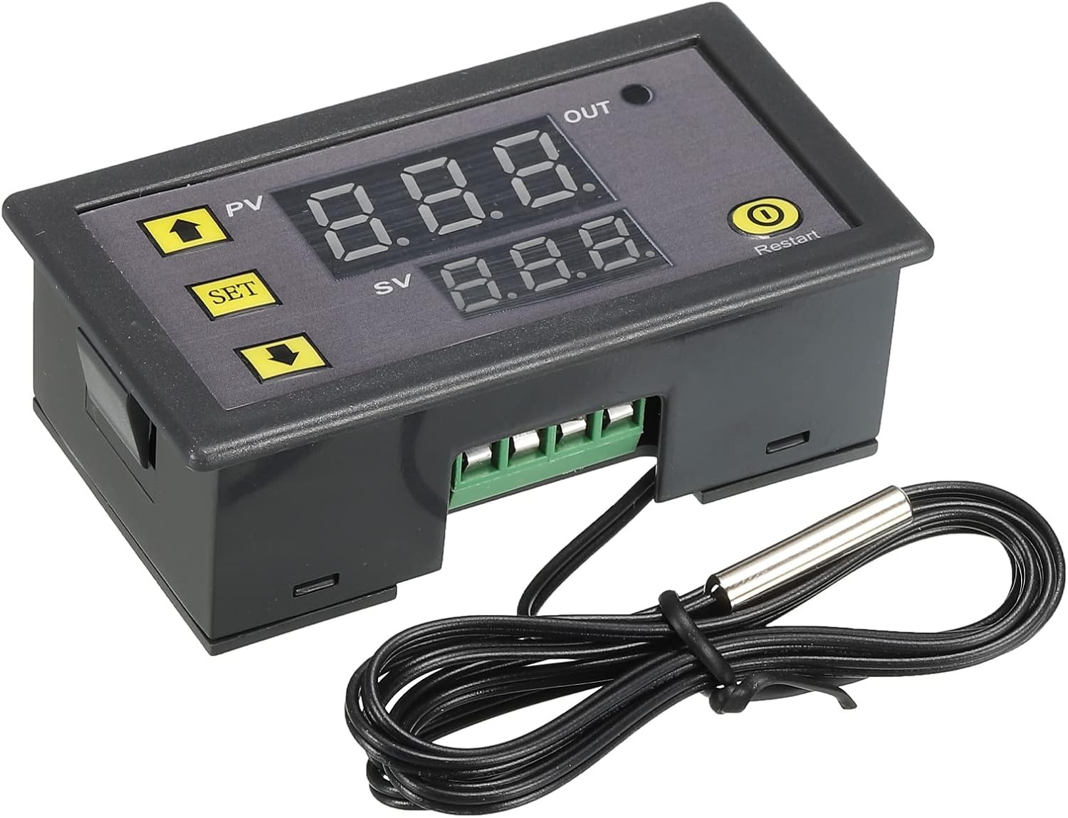 sourcing map AC110-220V LED Digital Temperature Controller Thermostat ...
