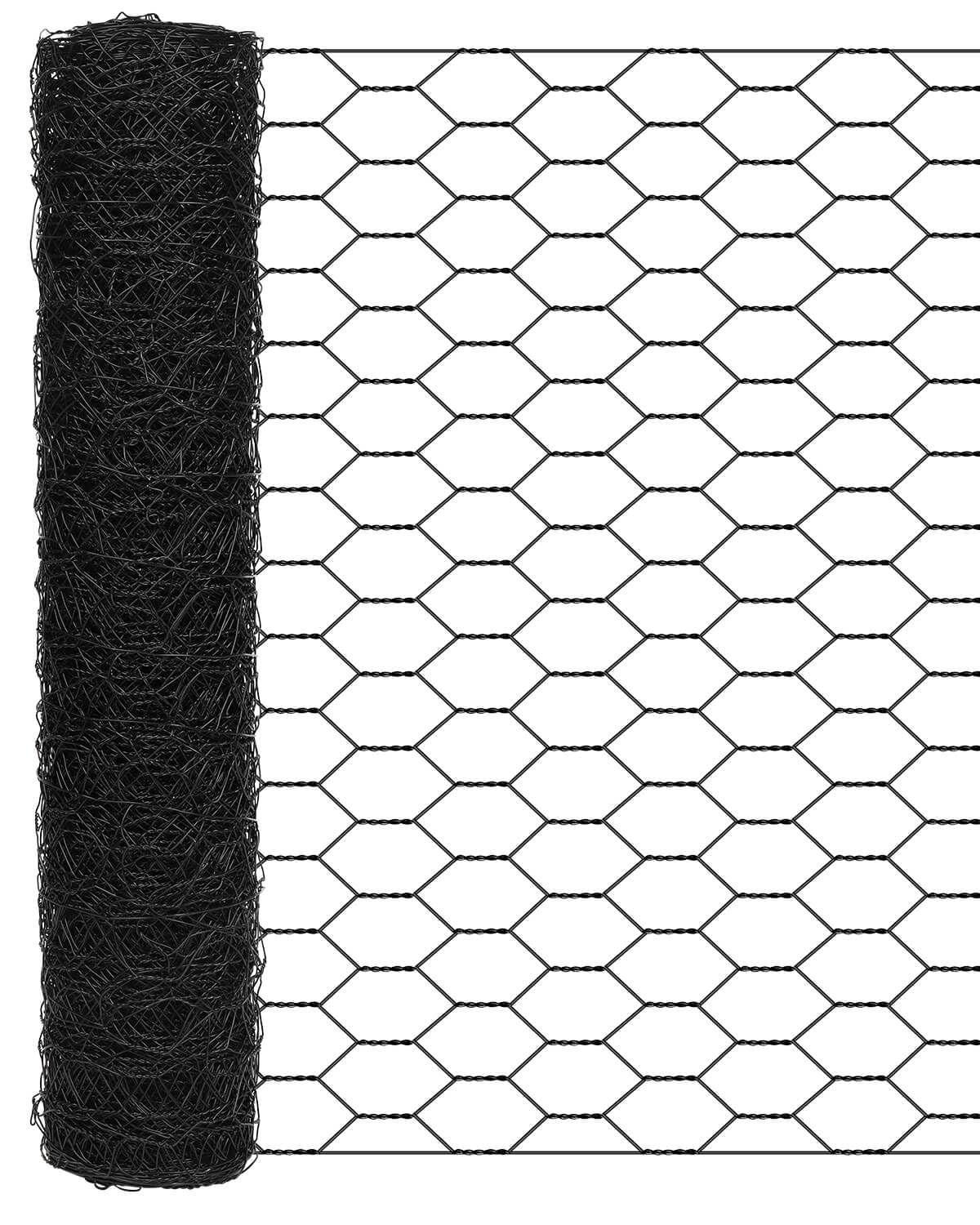Amazon.com : Garden Poultry Black Chicken Wire - 13.7 '' × 393 ...