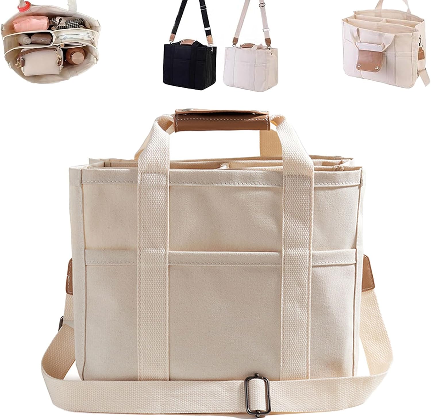 Amazon.com: Yanolam Everything Bag - Everything Tote Bag - Bag,Utility Mommy Bag - Multi Pocket ...