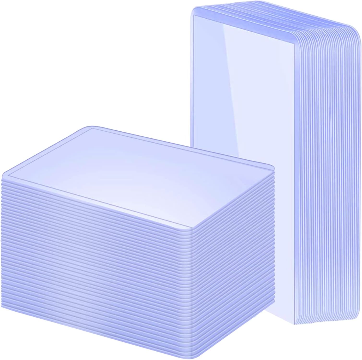 Amazon.com: 150 Pack 3"x4" Hard Plastic Card Sleeves Top Loaders for ...