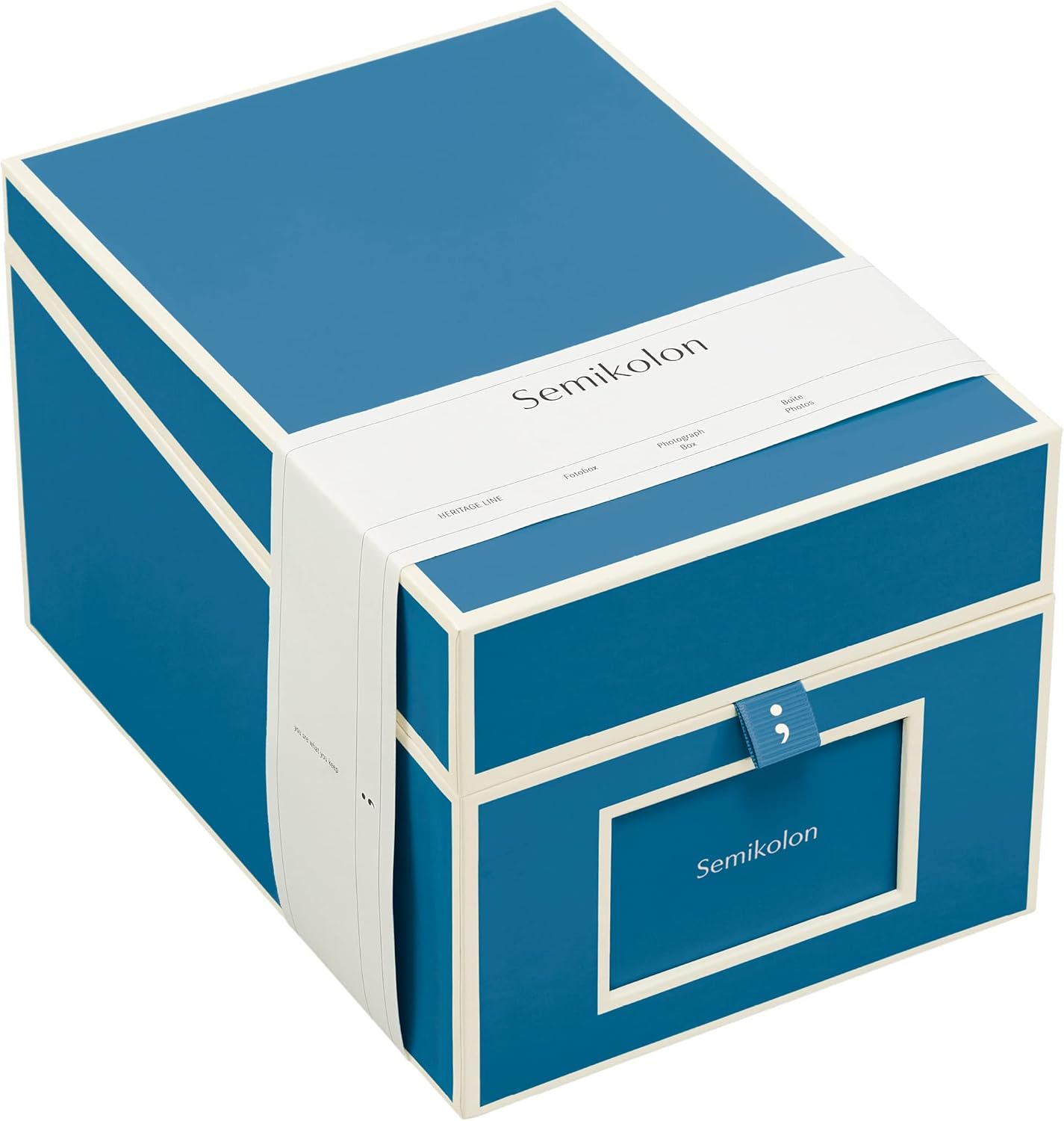 Semikolon 364110 CD und Fotobox azzurro hellblau - Aufbewahrungs-Box ...